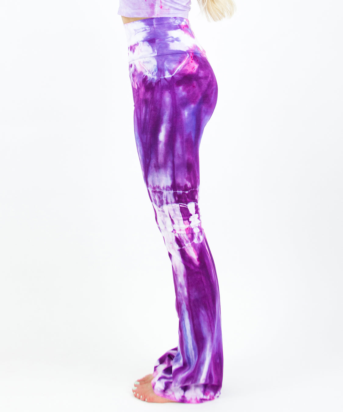 Purple Lilac Tie Dye Yoga Pants – Akasha Sun